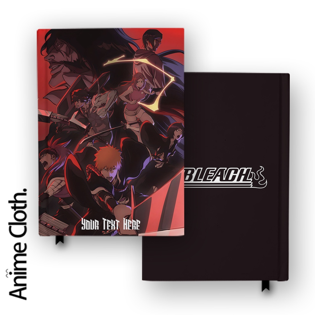 Jual Buku Catatan Notebook Anime Bleach Thousand Year War Custom Nama ...