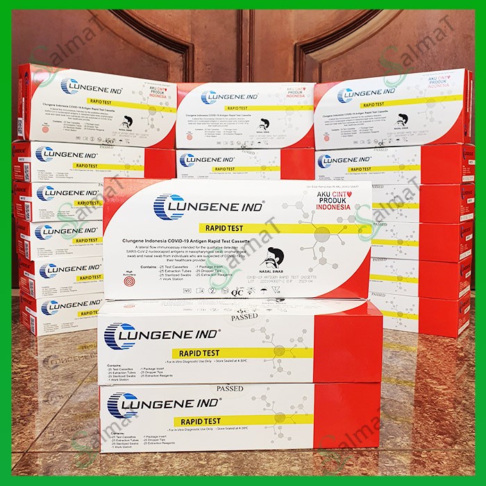 Jual ANTIGEN NASAL Swab Alat Rapid Test 100% ORI!!! 1 Box 25 SET ...