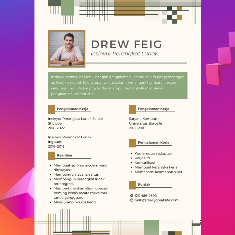 Jual Jasa Pembuatan CV / Curriculum Vitae | Desain CV | Lamaran Kerja - DESAIN TERPOPULER 2022 ...