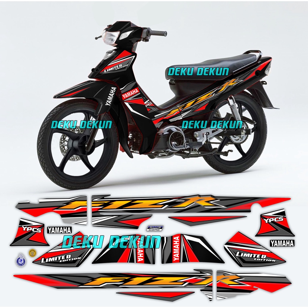 Jual Striping Fizr Fiz r F1zr 2004 Hitam Variasi Racing Tahan Vernis ...