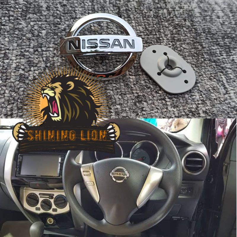 Jual emblem logo lambang stir setir nissan serena c26 - nissan livina ...