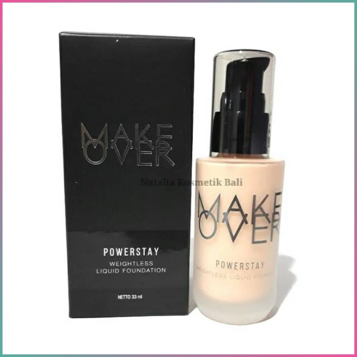 Jual MAKE OVER Powerstay Weightless Liquid Foundation 33 ml - Matte ...