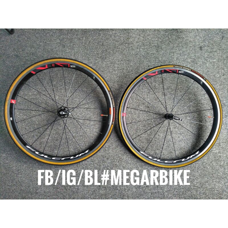 Jual Wheelset wheel set fulcrum r4 racing 4 3 5 plus ban strattos ...