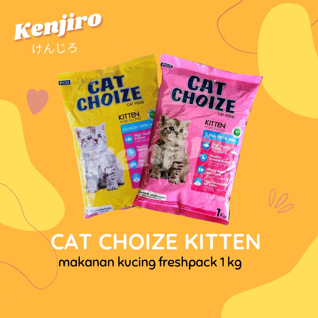 Jual CAT CHOIZE KITTEN 1KG - Makanan Anak Kucing Kitten Cat Choize ...