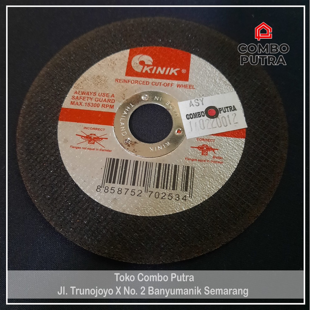Jual Mata Potong Gerinda Cutting Disc Metal Kinik A36S BF2 | Shopee ...