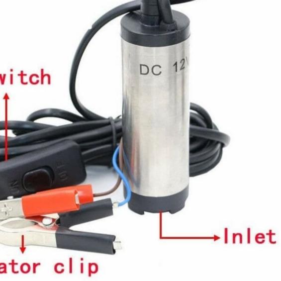 Jual pompa air celup mini portable diesel pump mini oli minyak | Shopee ...