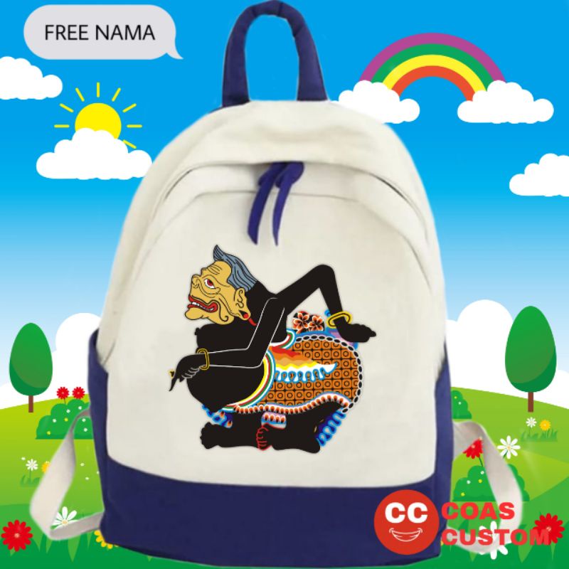Jual TAS WAYANG KULIT KARAKTER SEMAR TAS ANAK SEKOLAH | Shopee Indonesia