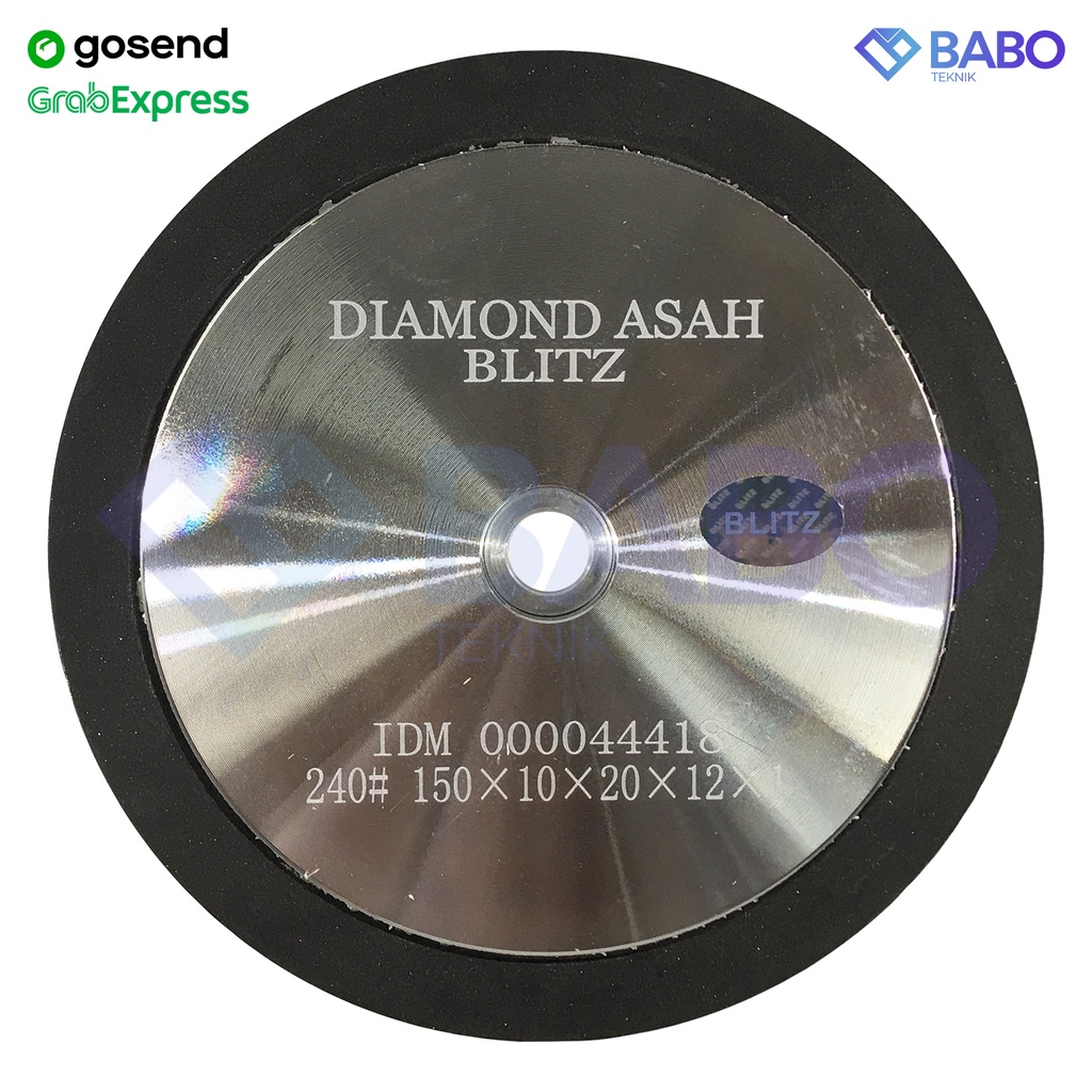 Jual Diamond asah TCT 6" x #240 2sisi BLITZ/ diamond grinding wheel ...