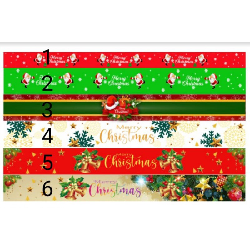 Jual Label Parcel / Pita Parcel marry chrismash / natal 10pcs 5cm ...