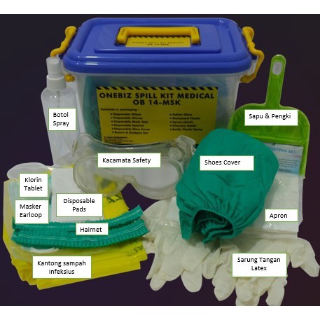 Jual ONEBIZ SPILL KIT MEDICAL/SPILL KIT STERIL/SPILL KIT RUMAH SAKIT ...