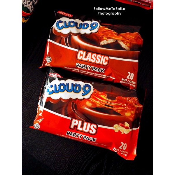 Jual Cloud 9 Classic/Plus Party Pack 240g/20Bars Import Malaysia Halal | Shopee Indonesia