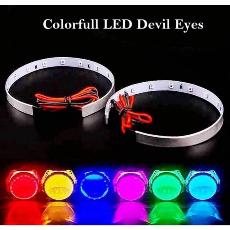 Jual Lampu LED Devil eyes | Demon 360° AES | Shopee Indonesia