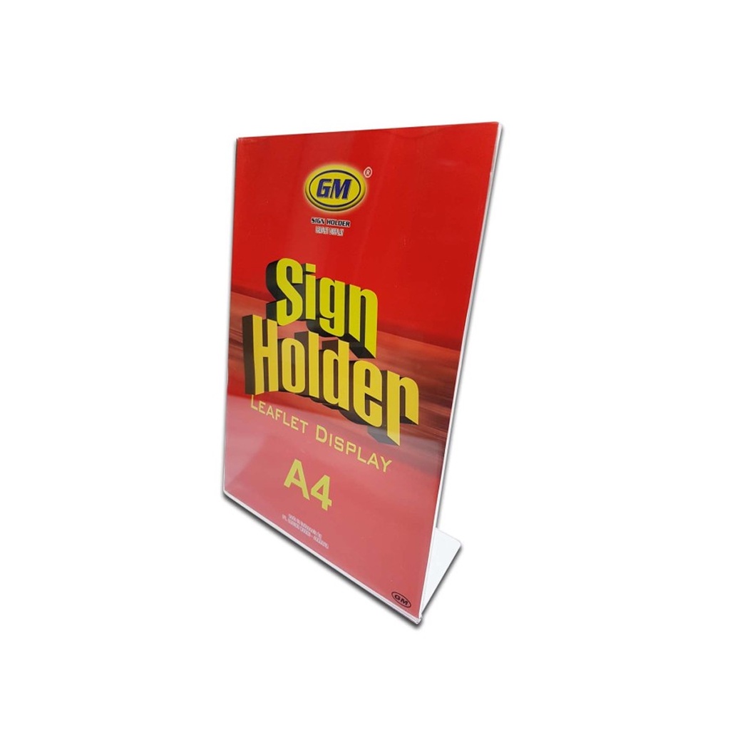 Jual GM - TEMPAT BROSUR / TEMPAT IKLAN DI ATAS MEJA / ACRYLIC SIGN ...