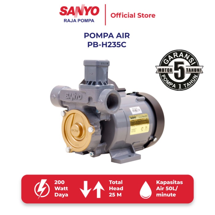 Jual Pompa Air Sanyo Mesin Pompa Pendorong Air Otomatis - Booster Pump ...