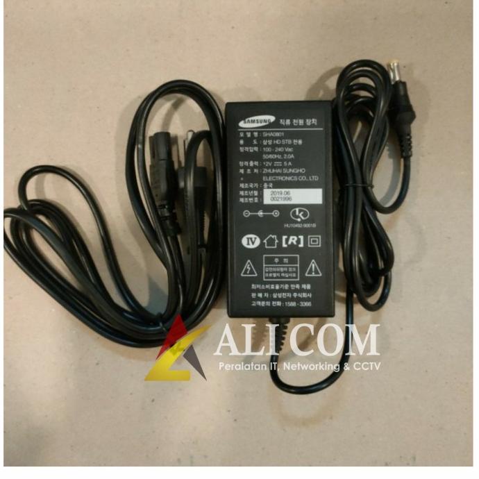 Jual Adaptor Cctv Dvr Nvr 12V 5A Samsung Original | Shopee Indonesia