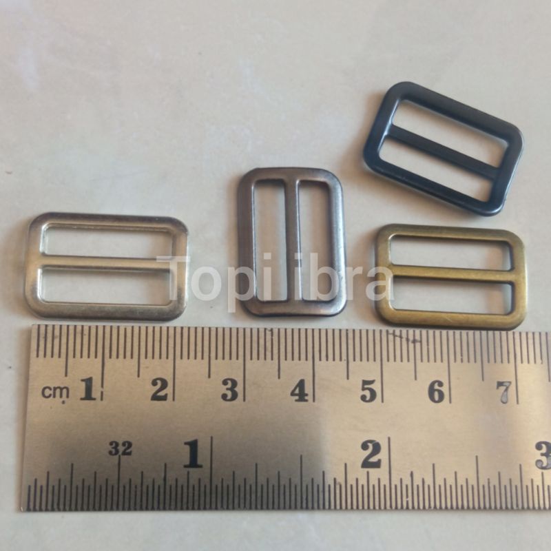 Jual ring besi topi import bentuk persegi semi oval tanpa gerigi ...