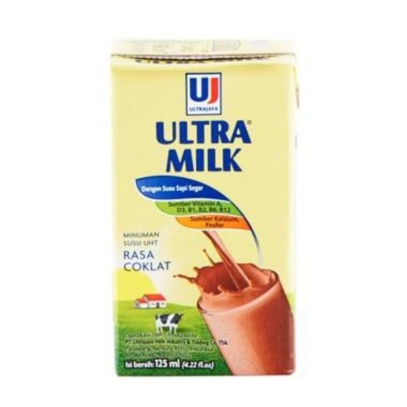 Jual Susu Uht Ultra Milk 125ml | Shopee Indonesia