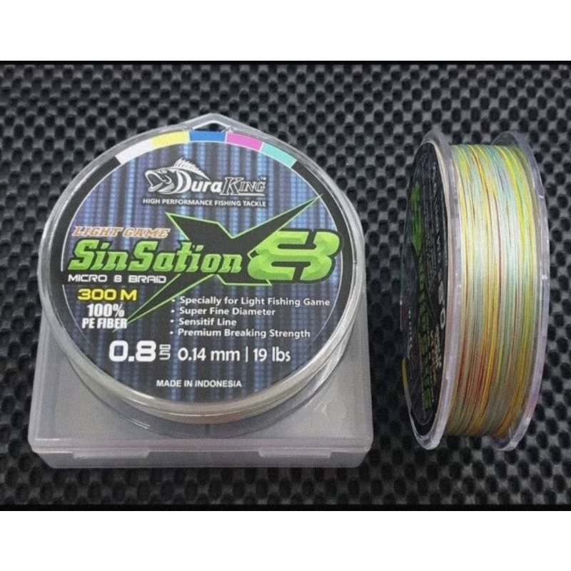Jual senar pe duraking sinsation X8 300 meter | Shopee Indonesia