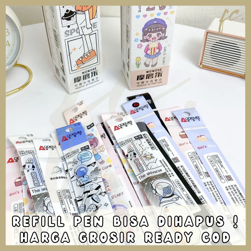 Jual Paket Refill Pulpen Bisa Dihapus Odemei Aodemei Odemi / Erasable ...