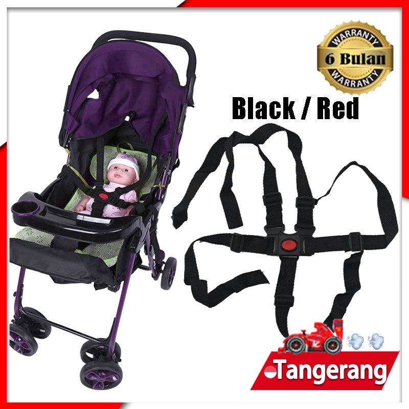 Jual Sabuk Pengaman Stroller Bayi 5 Titik/ Seat Belt Baby Chair/ Sabuk ...