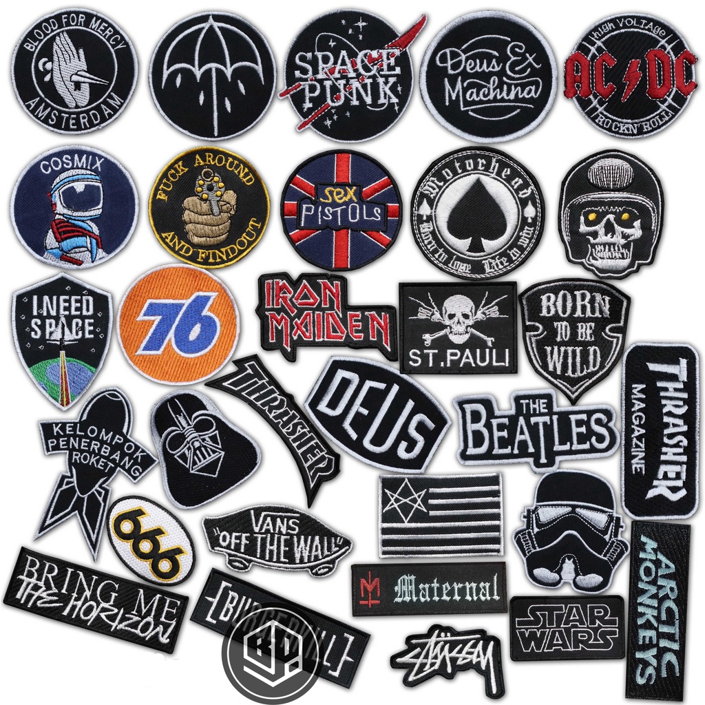 Jual PATCH BORDIR JAHIT PATCH EMBLEM PATCH MUSIK BAND/BACK PATCH BORDIR ... Jual PATCH BORDIR JAHIT PATCH EMBLEM PATCH MUSIK BAND/BACK PATCH BORDIR ...