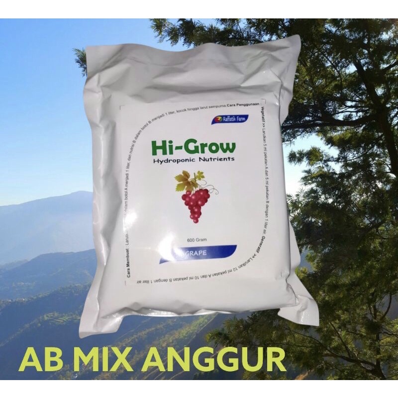 Jual Pupuk Hi-Grow Nutrisi AB Mix Hidroponik Buah Anggur HiGrow By Raffatih Farm | Shopee Indonesia