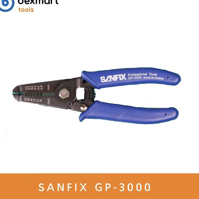 Jual tang kupas kabel sanfix GP 3000 (wire stripper plier) | Shopee ...
