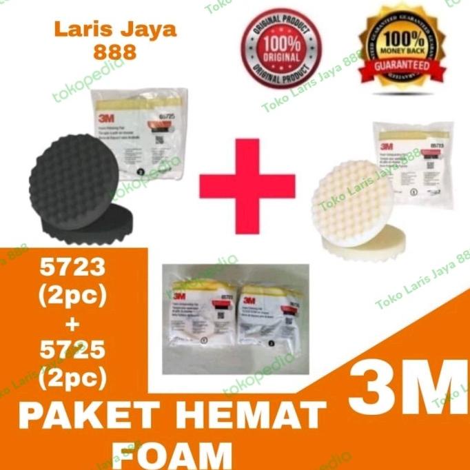Jual Foam compound pad 3m original paket hemat 5725 & 5723 | Shopee Indonesia