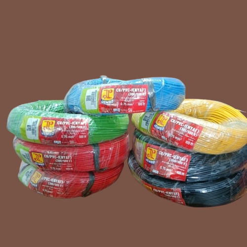 Jual kabel jembo NYAF kabel serabut 0.75mm kabel tembaga murni permeter | Shopee Indonesia
