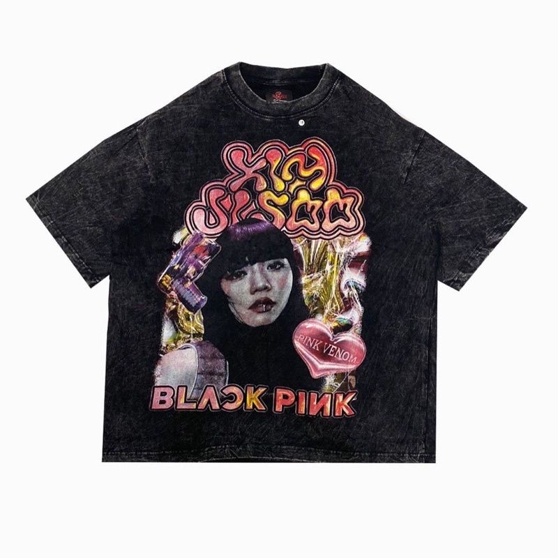 Jual Kaos oversized t-shirt blackpink jisoo | Shopee Indonesia