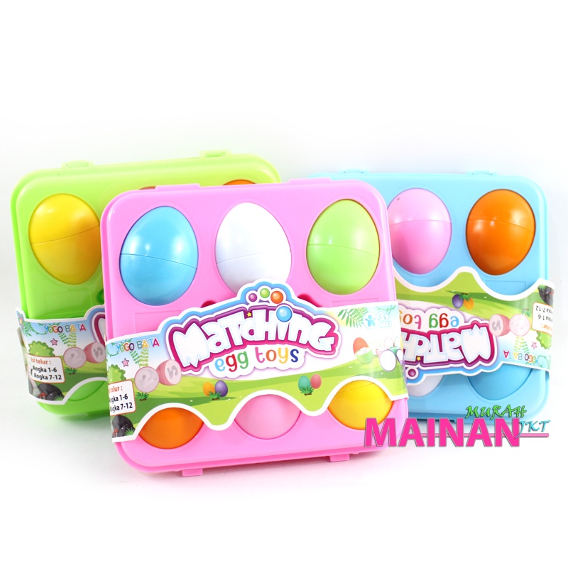Jual MAINAN ANAK MURAH MATCHING EGG TOYS YE8 MAINAN TELUR PUZZLE ANGKA ...
