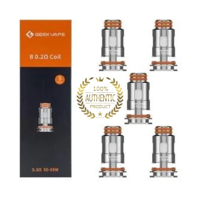 Jual Boost Geekvape Coil B Series B0.2 0.2 ohm | Shopee Indonesia