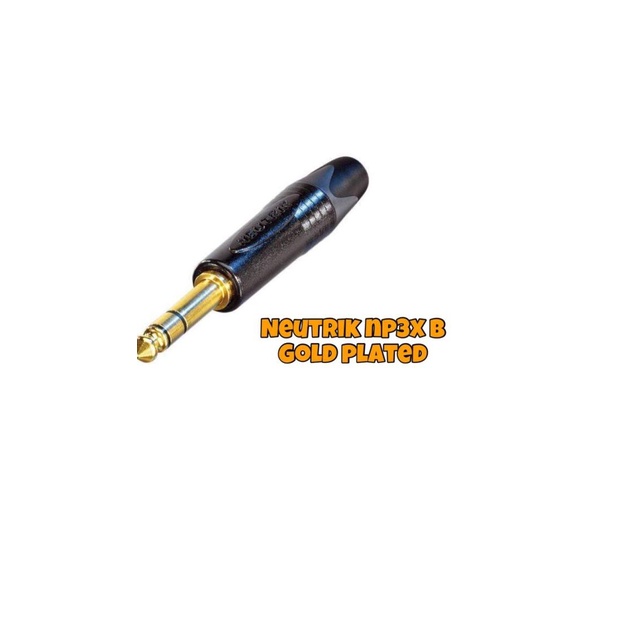 Jual NEUTRIK NP3X -B - GOLD PLATED - TRS - | Shopee Indonesia