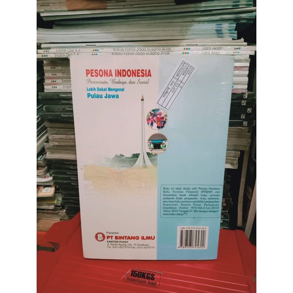 Jual BUKU PESONA INDONESIA PARIWISATA, BUDAYA DAN SOSIAL LEBIH DEKAT MENGENAL PULAU JAWA ...