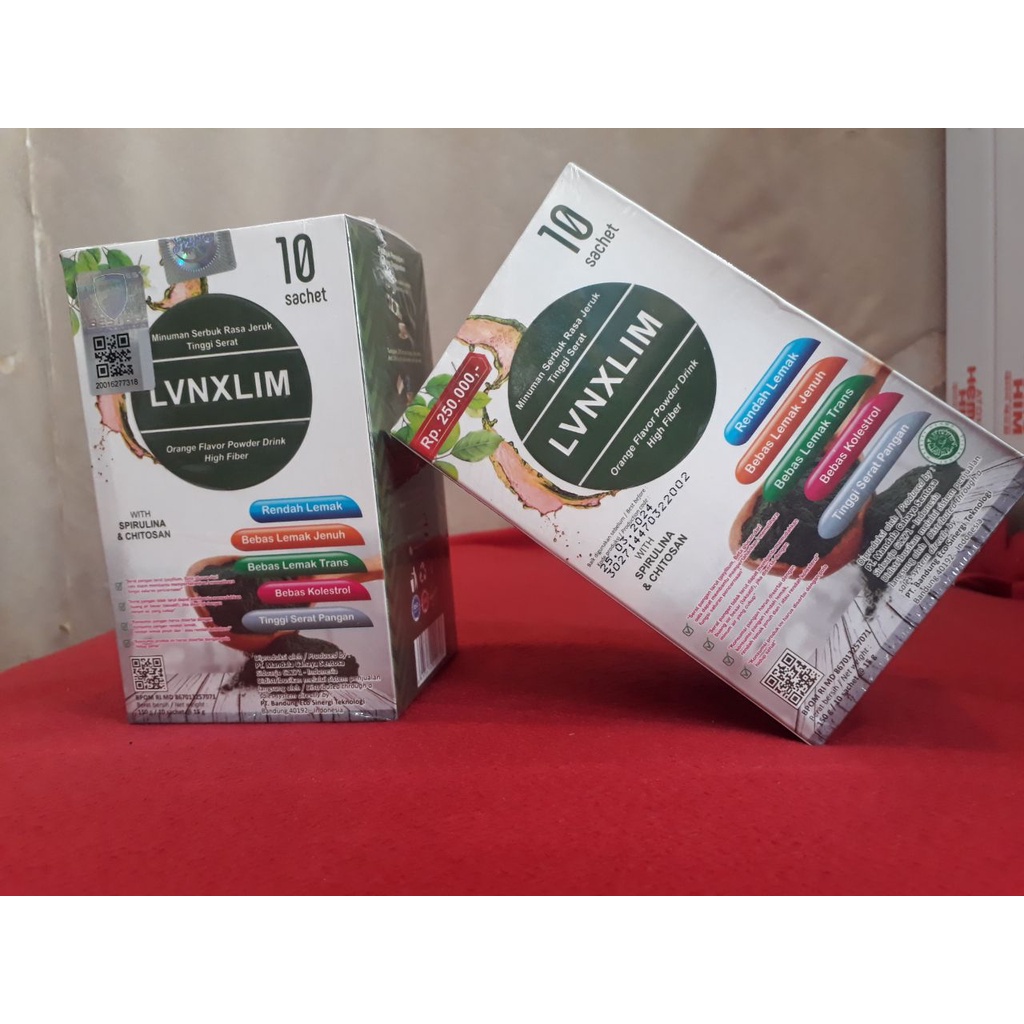 Jual LVN XLIM Minuman Pelangsing ASLI HOLOGRAM & BARCODE | Shopee Indonesia