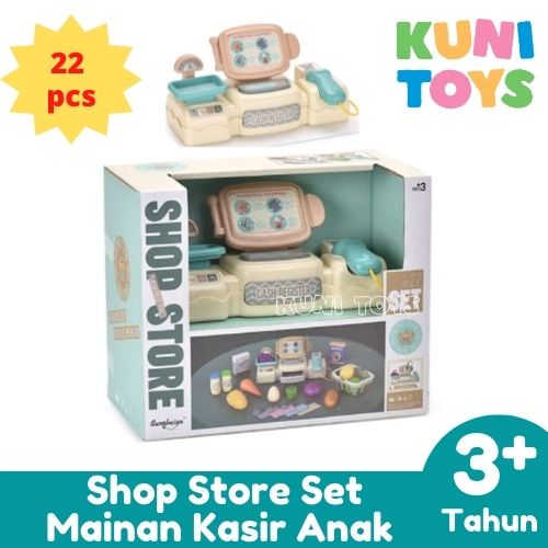 Jual Cashier Mainan Kasir Kasiran Supermarket Anak Berhitung Matematika ...
