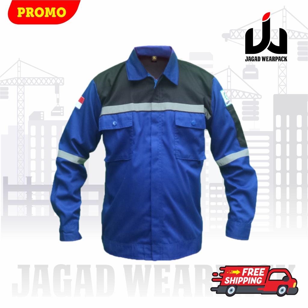 Jual Wearpack Safety Katelpak Atasan Kemeja Kerja Potongan Lengan ...