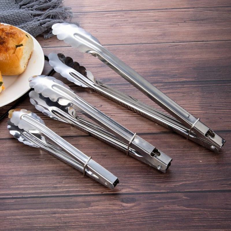 Jual Pencapit Capitan Capit Makanan Stainlees 5 Ukuran / Penjapit ...