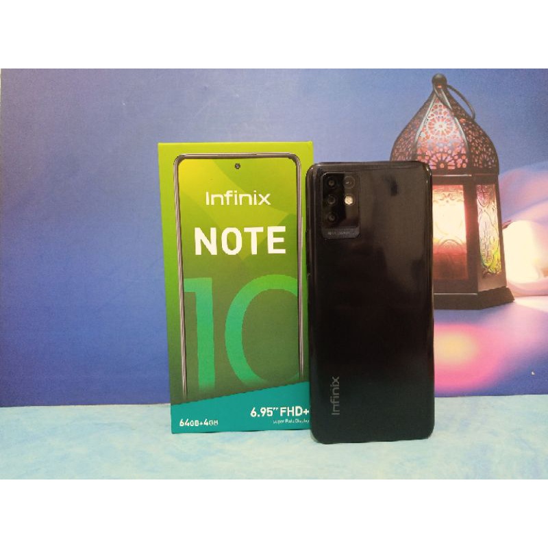 Jual INFINIX NOTE 10 4/64 6/128GB SECOND FULLSET | Shopee Indonesia