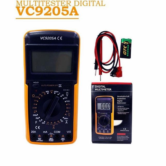 Jual Multimeter Multi tester Sunshine CHY Digital meter DT9205A ...