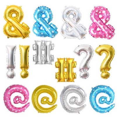 Jual BALON FOIL 40 cm SIMBOL balloon foil ultah pesta dekorasi ...