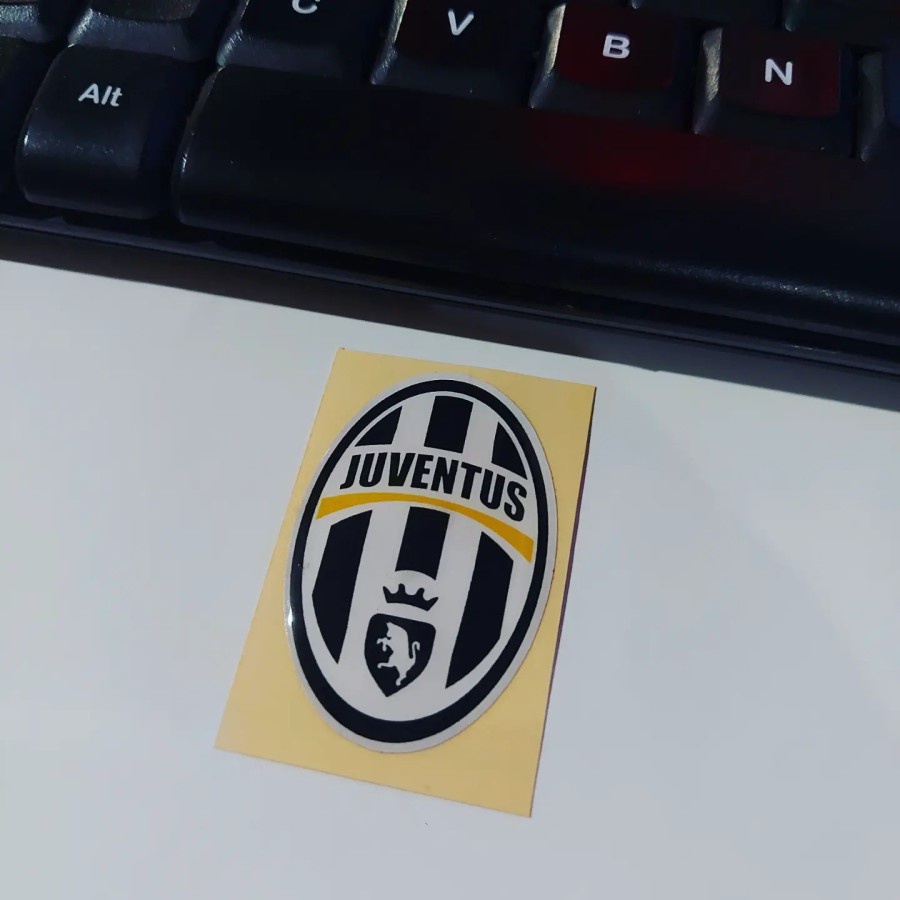 Jual Sticker Timbul Resin Juventus FC Bola Logo Stiker Lentur 3D Kecil ...