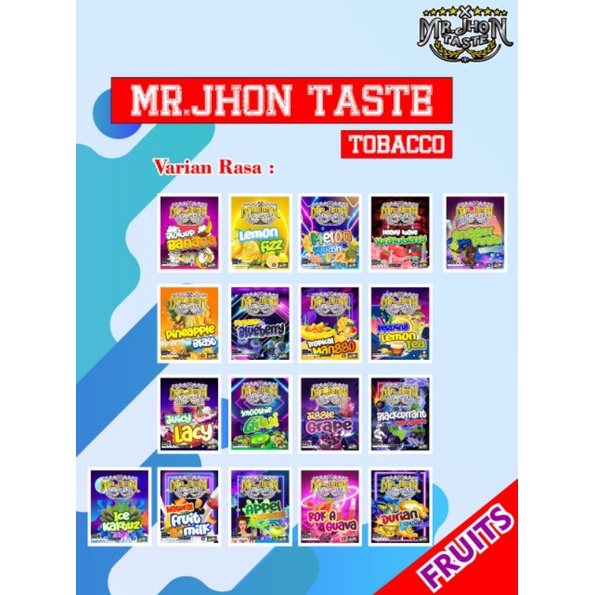 Jual varian rasa buah Mr Jhon tastee | Shopee Indonesia