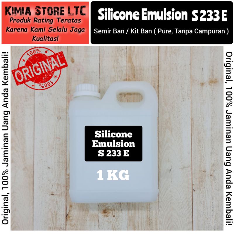 Jual Silicone Emulsion S 233 E 1kg Kit Ban Semir Ban Shopee 7570
