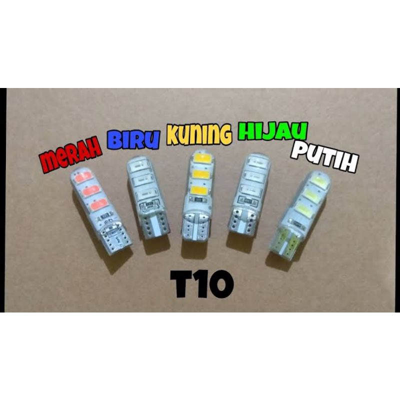 Jual LED SEN JELLY DIAM LAMPU RETENG LAMPU KOTA T10 DIAM HARGA PER BIJI ...