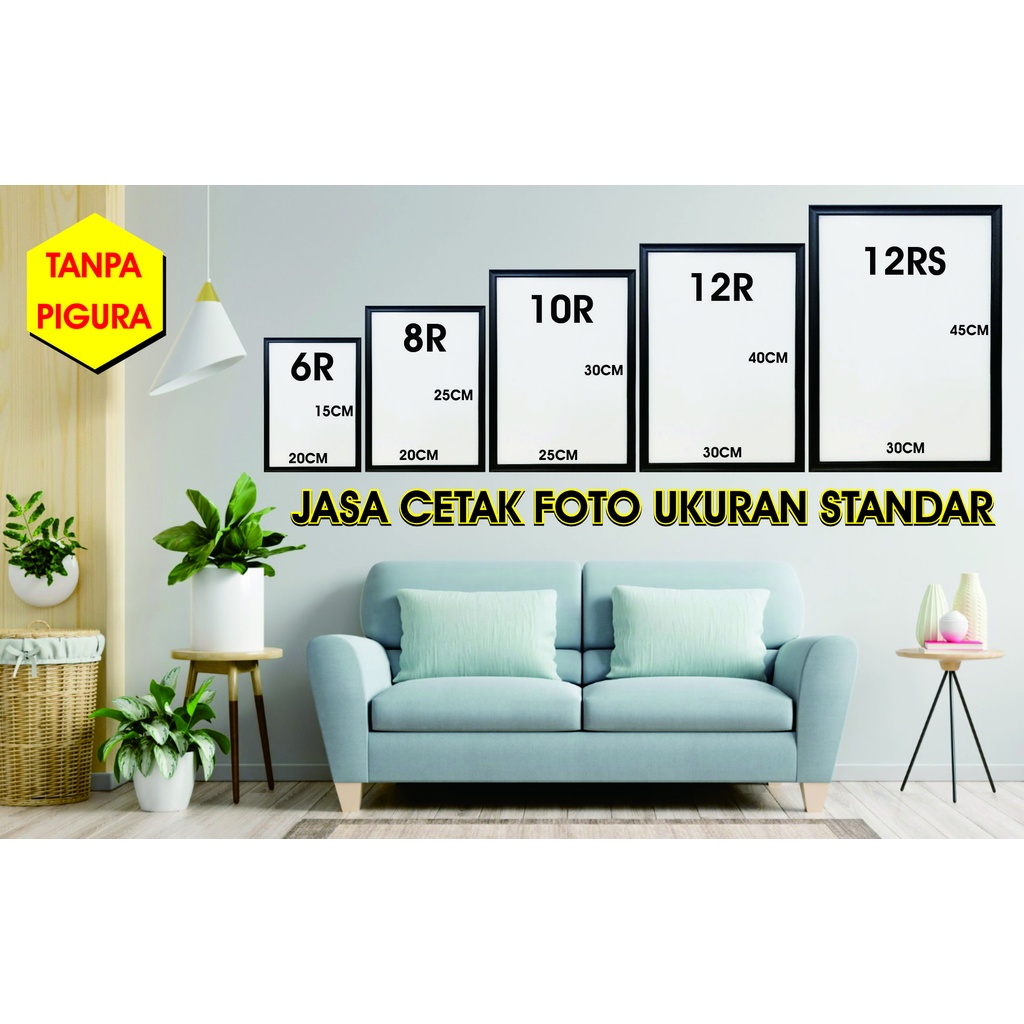 Jual CETAK FOTO UKURAN STANDAR [TANPA PIGURA] | Shopee Indonesia