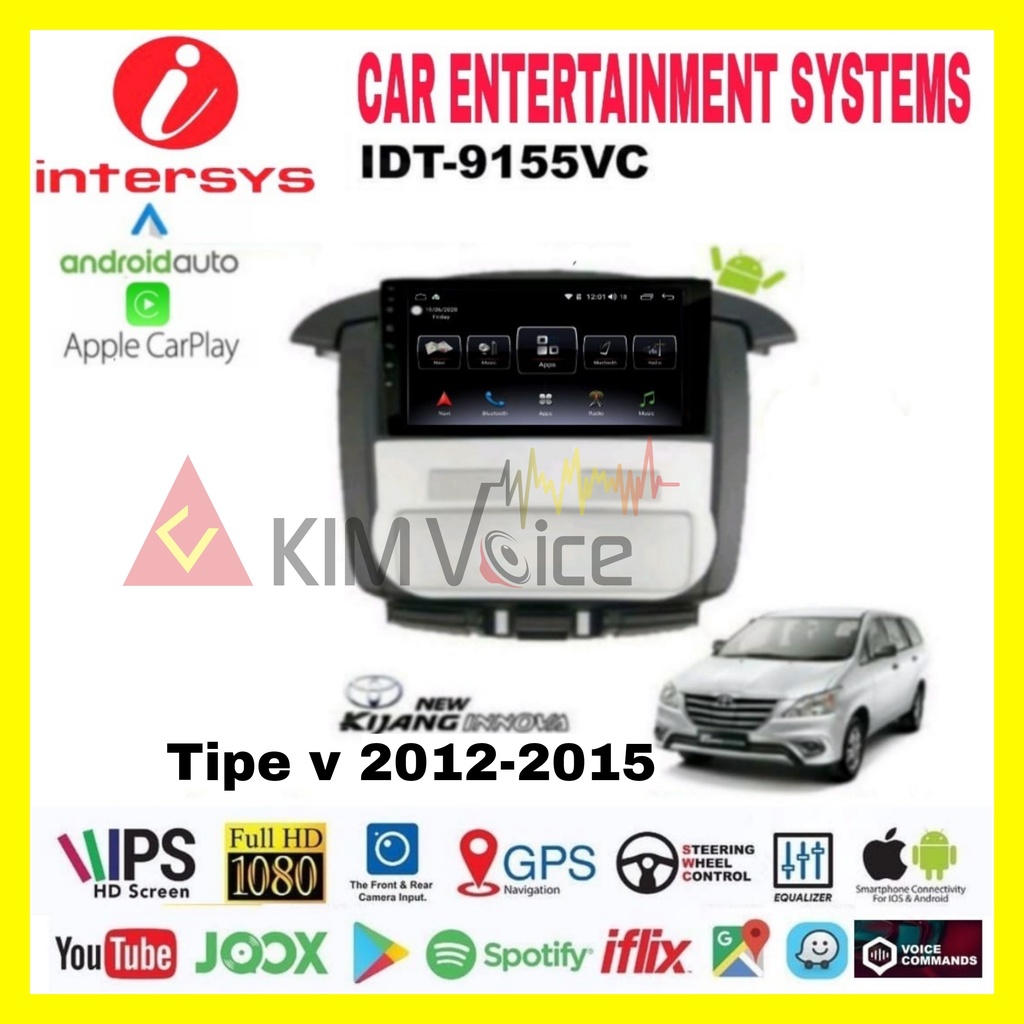 Jual Head Unit Android Intersys 9 inch OEM Toyota Innova type V 2011 ...