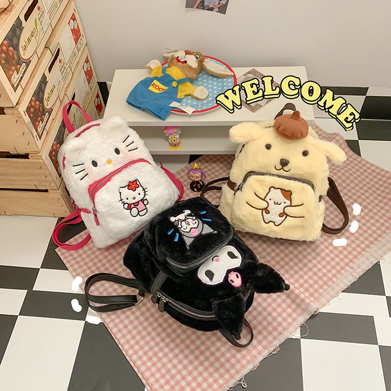 Jual TAS RANSEL SANRIO HELLO KITTY KUROMI POMPOMPURIN PURIN MELODY ...