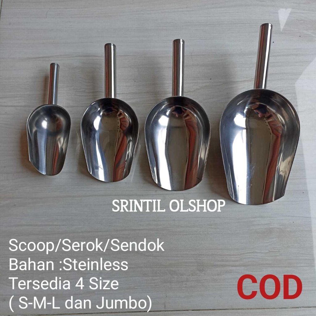 Jual Serokan Batu Es/Scop Batu Es/Beras/Tepung/Kopi/Serokan Serbaguna ...