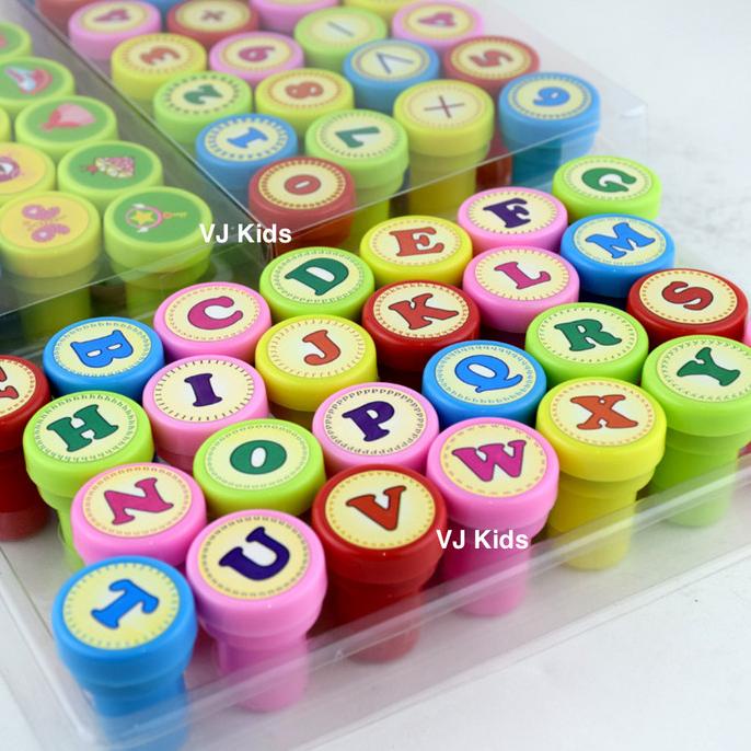 Jual Stempel huruf abc besar, stamp anak murah meriah, stamp utk ...
